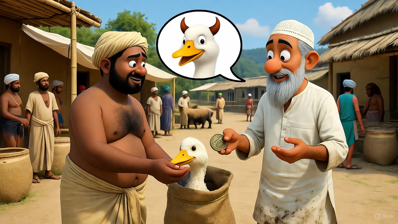 Good Goose, Bad Goose - நல்ல வாத்து முல்லா கதைகள் - தமிழ் குழந்தை கதைகள்
